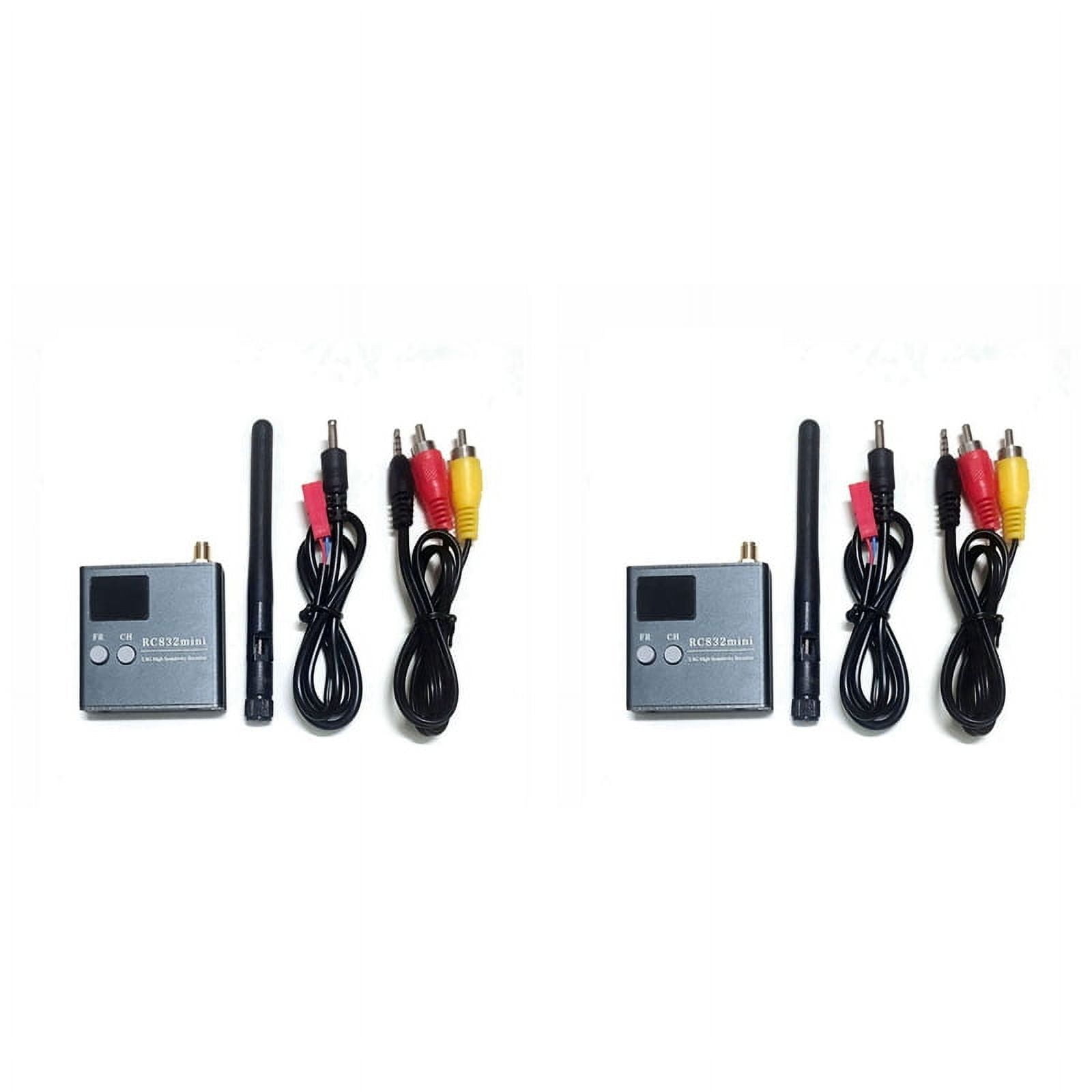 2X RC832Mini 4.9-5.8G 56CH High Sensitivity Receiver Wireless Receiver ...
