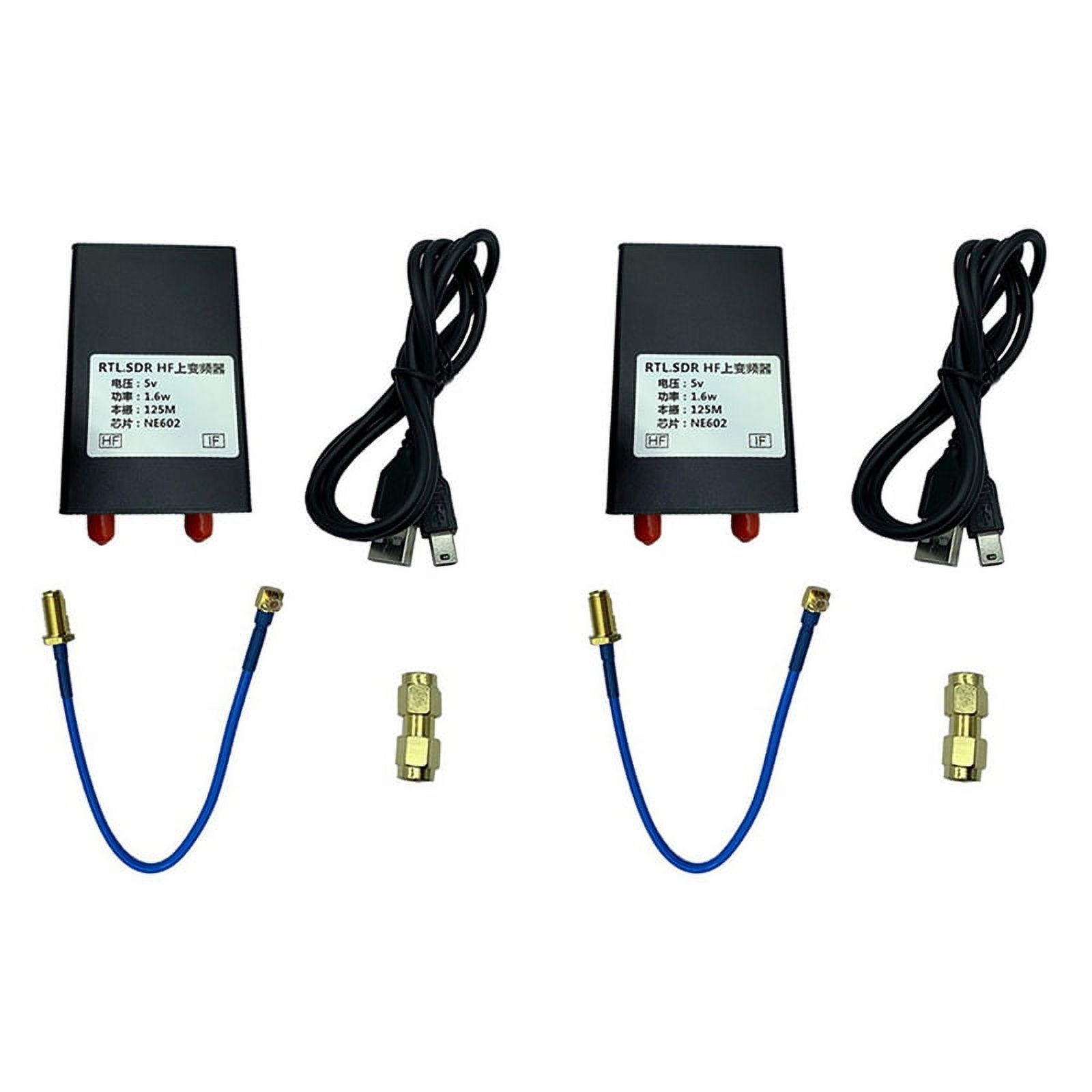 2X RTL-SDR NE602 125MHZ 1.6W 150K-30MHZ HF Upconverter for RTL2383U ...