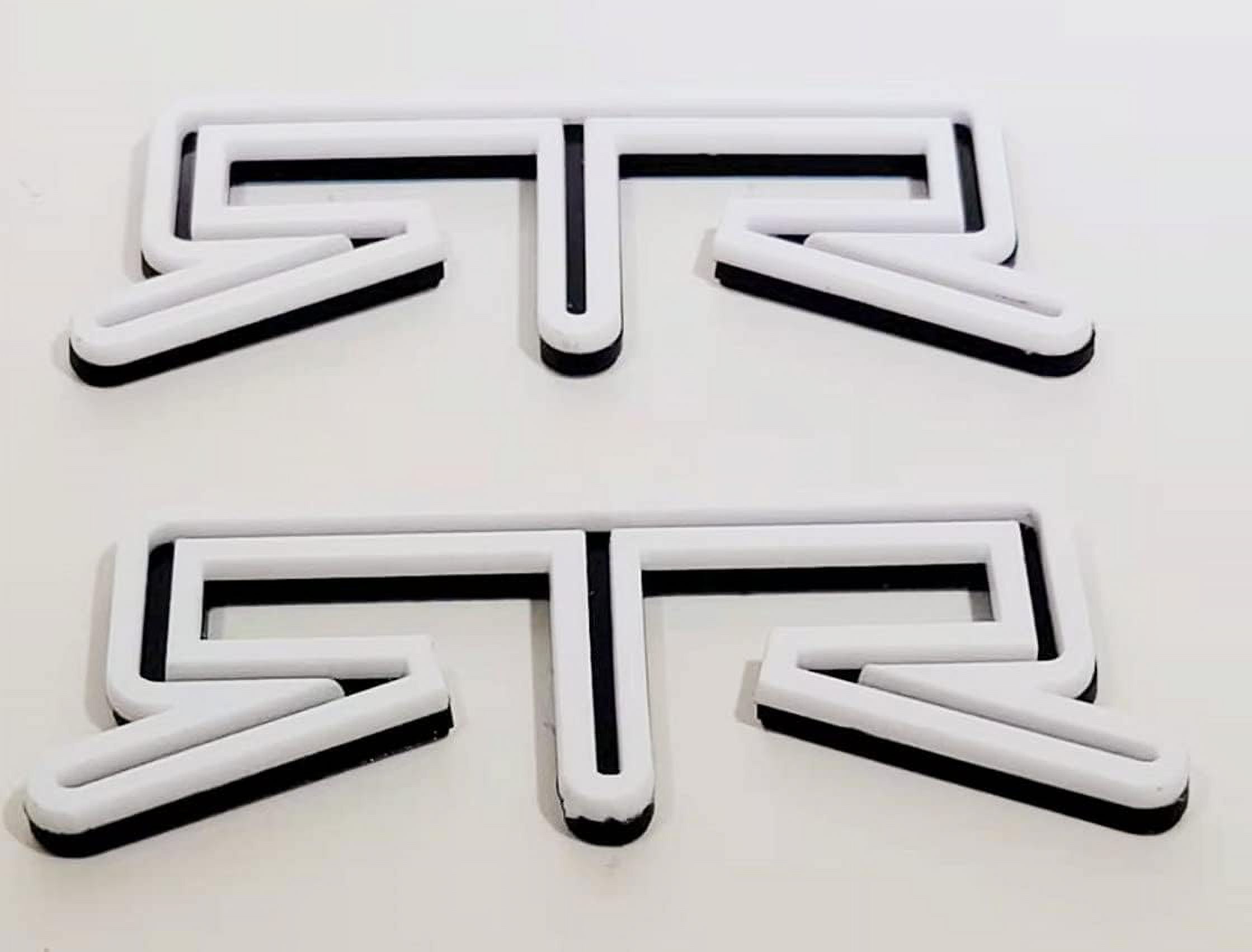 2X RTR Emblem Badge Nameplate Fender Side Compatible with Mustang FM ...