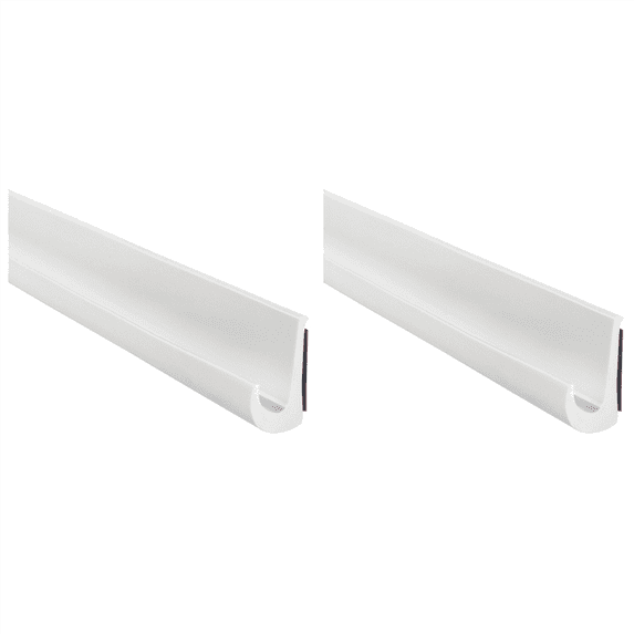 2X RV Caravan Roof Rainwater Gutter PVC Water Channel Easy Install ...