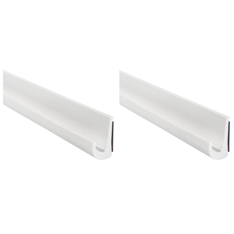 2X RV Caravan Roof Rainwater Gutter PVC Water Channel Easy Install ...