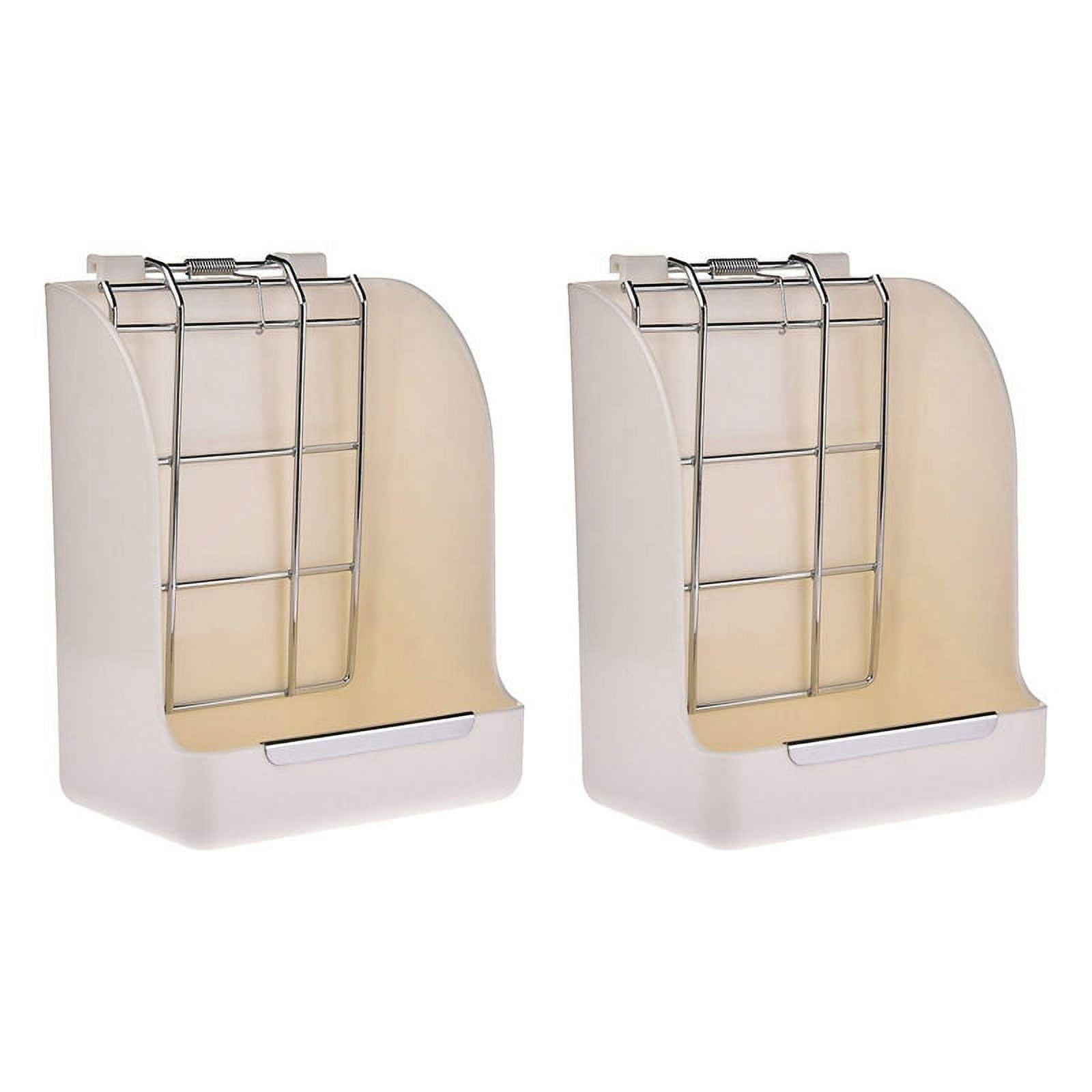 2X Grass Frame Feeder Manger Rack for Guinea Fixed Flip-Up Holder Grass ...