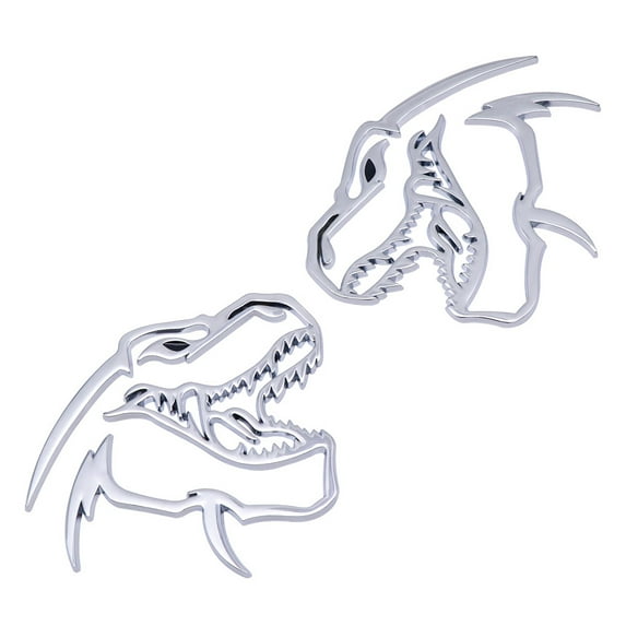 2X Raptor Dinosaur Redeye Badge Logo, Car Emblem Premium, Emblem ...