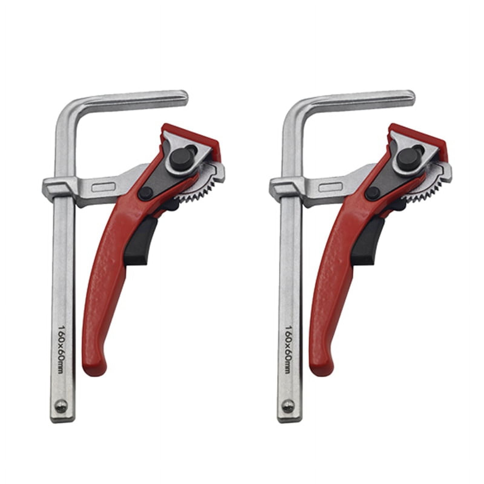 2X Ratchet Table Clamp Quick Release Bar Clamp Steel Clamping F Track ...