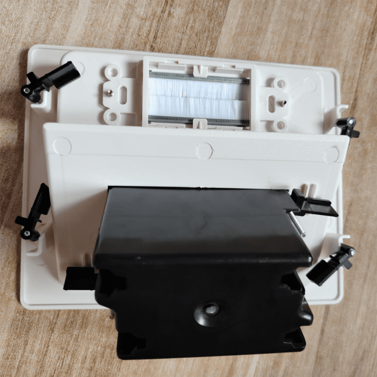 2X Recessed Outlet Box in Wall Cable Management Kit 15A 125V Hide TV ...