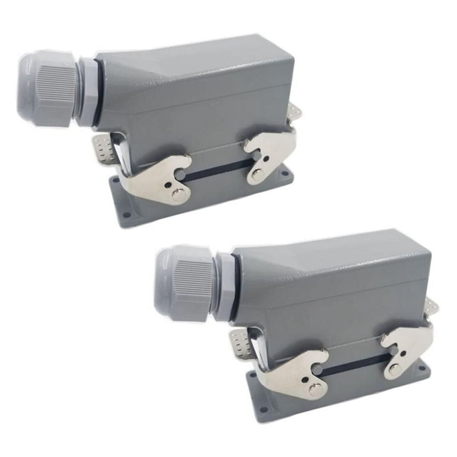 2X Rectangular Heavy Duty Connectors HDC HE 10 Core Pin 16A 500V ...