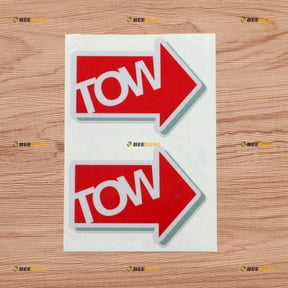 Towing Stickers for Vehicles and Decor in a Variety of Designs