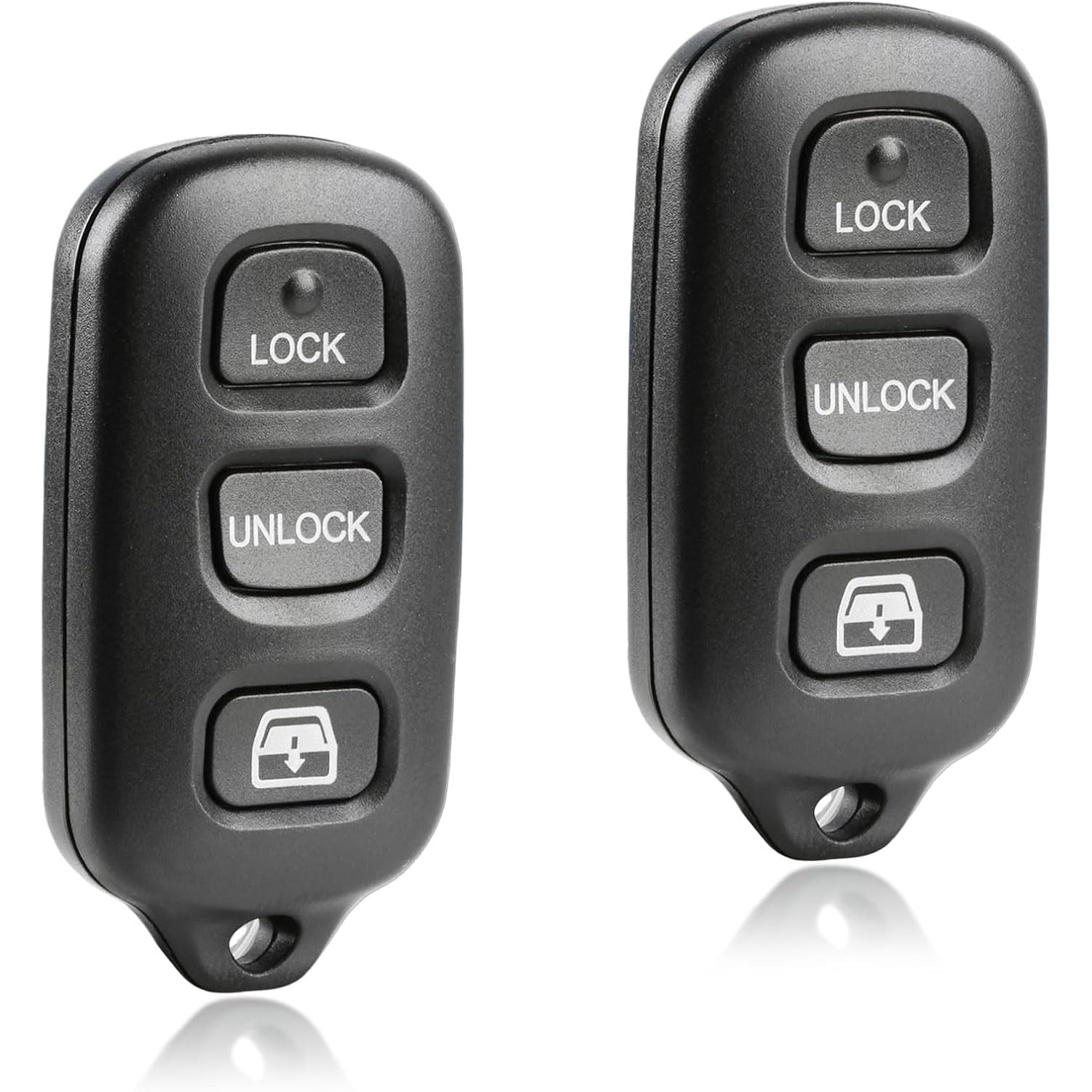 2X Replacement Keyless Entry Remote Key Fob for 1999-2009 Toyota ...