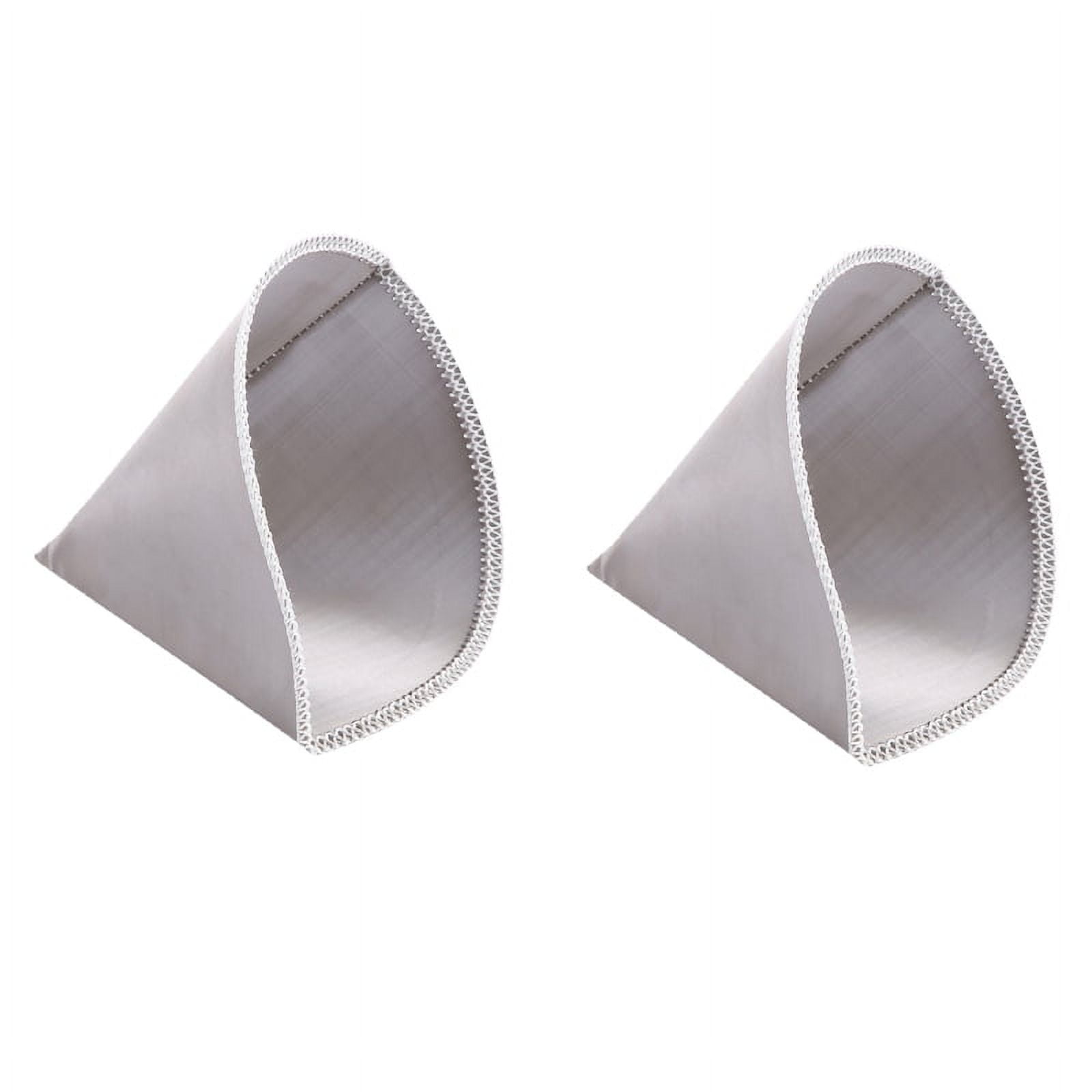 2X Reusable Pour over Coffee Filter Mesh Paperless Coffee Filte Cone ...
