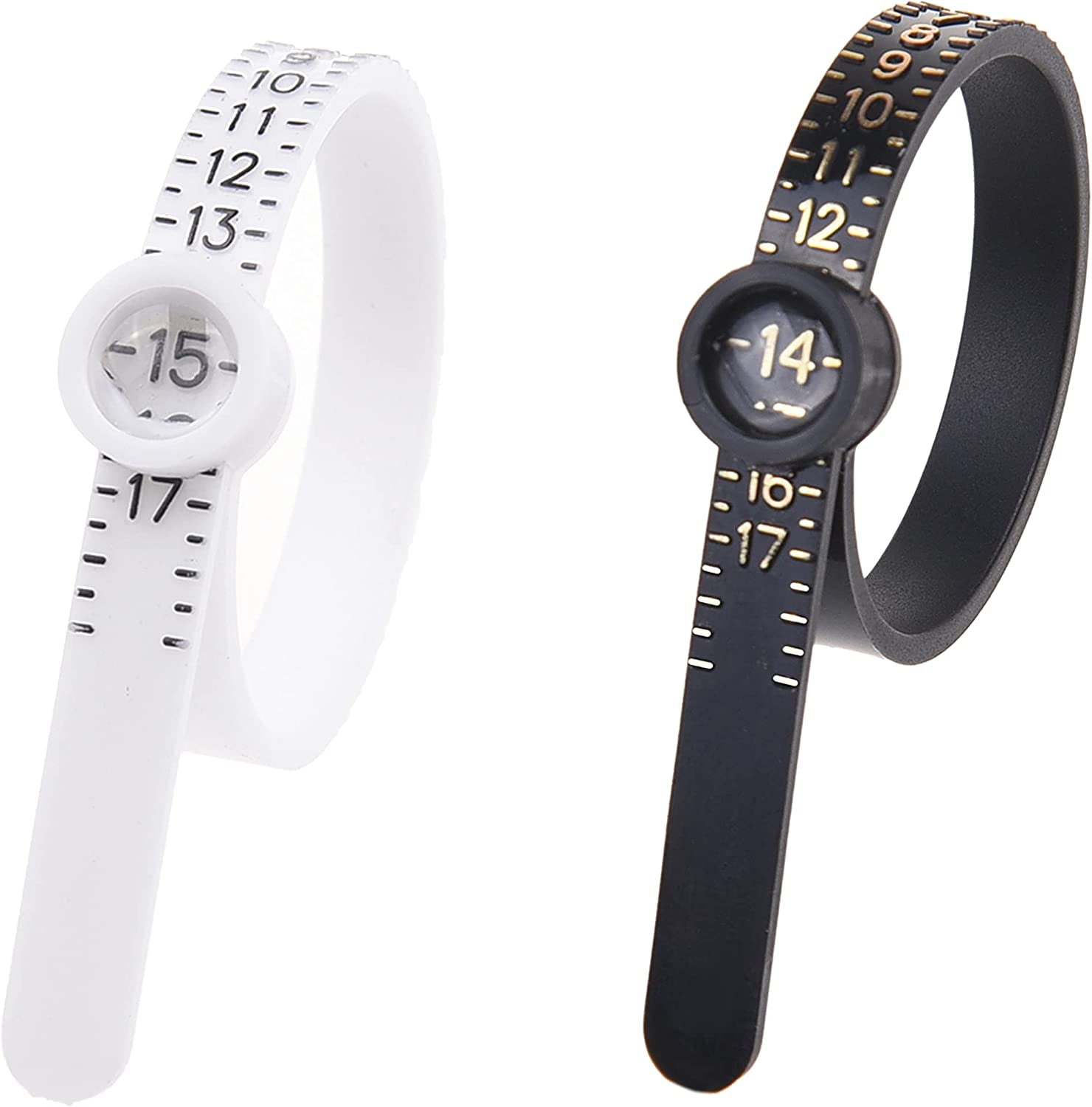 2X Ring Sizer Measuring Tool - US Size 1-17 - Measure Finger Size ...
