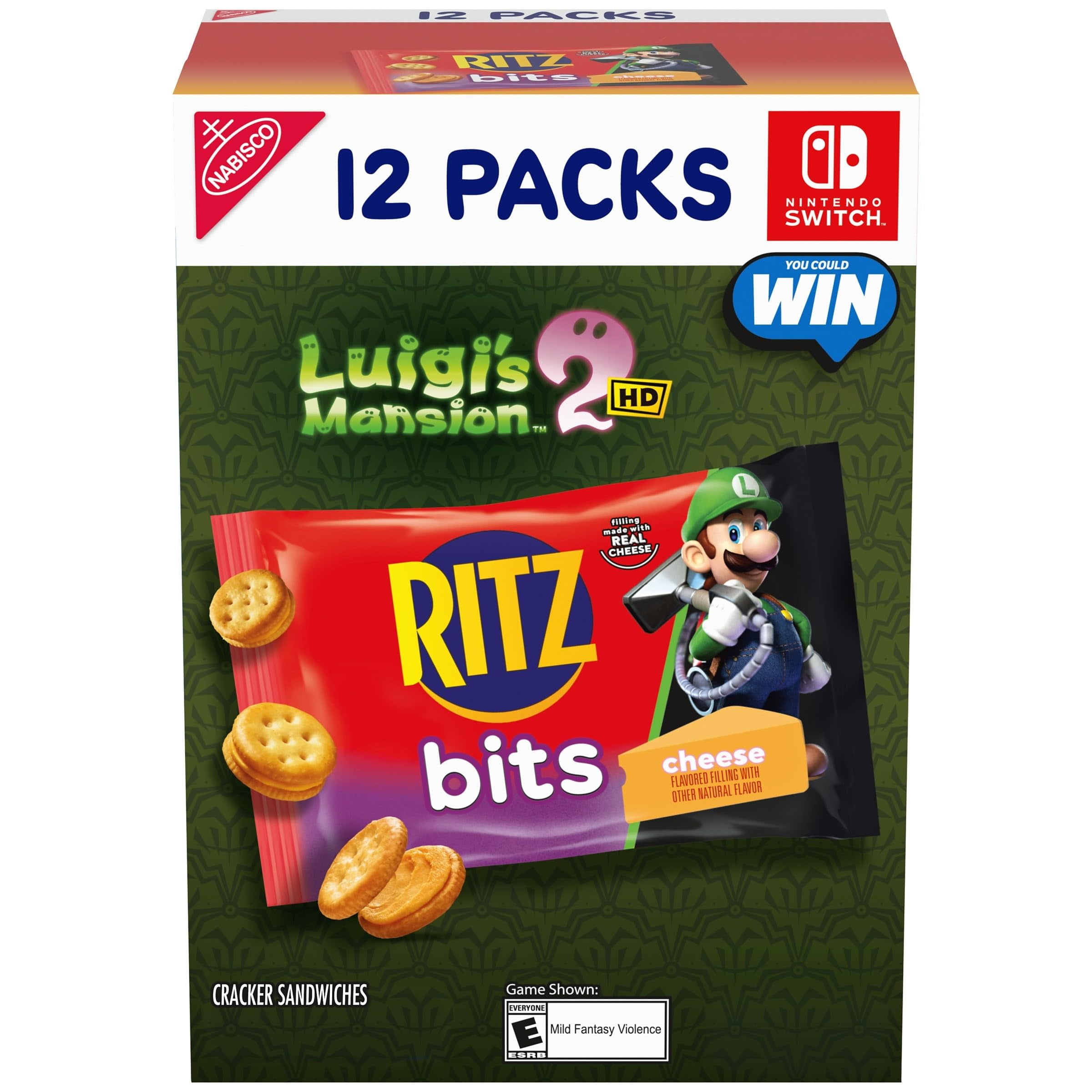2X - Ritz Bits Cheese Sandwich Crackers, 12 Snack Packs - Walmart.com