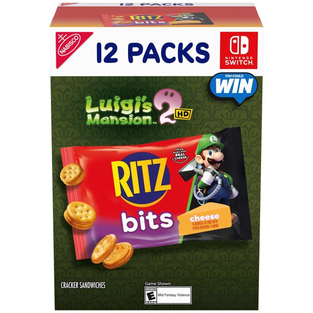 2X - Ritz Bits Cheese Sandwich Crackers, 12 Snack Packs - Walmart.com