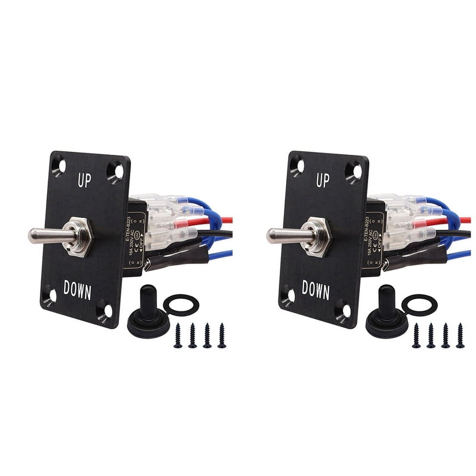 2X Rocker Toggle Switches Momentary 6 Pin 3 Position (ON)-Off-(ON)UP ...