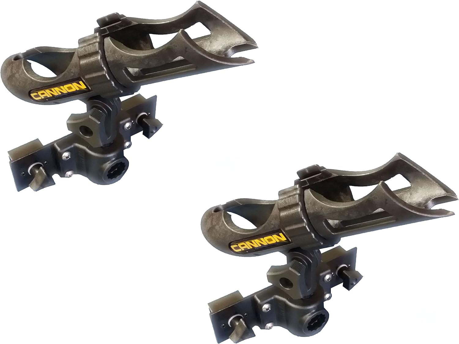 2X Rod Holder for Lund Boat Sport Trak Gunnel System - with Cannon Rod ...