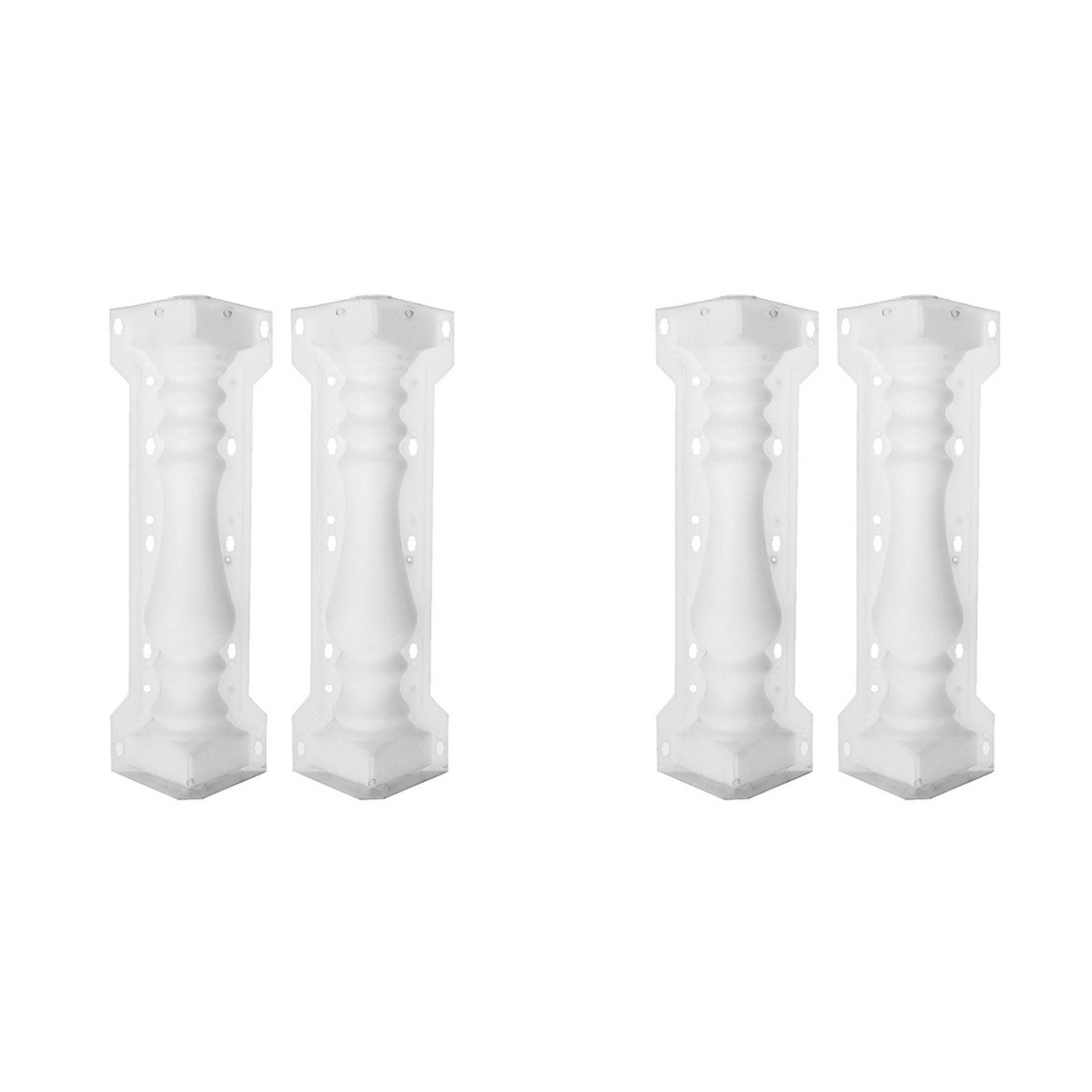 2X Roman Column Mold Balcony Garden Pool Fence Cement Railing Plaster ...