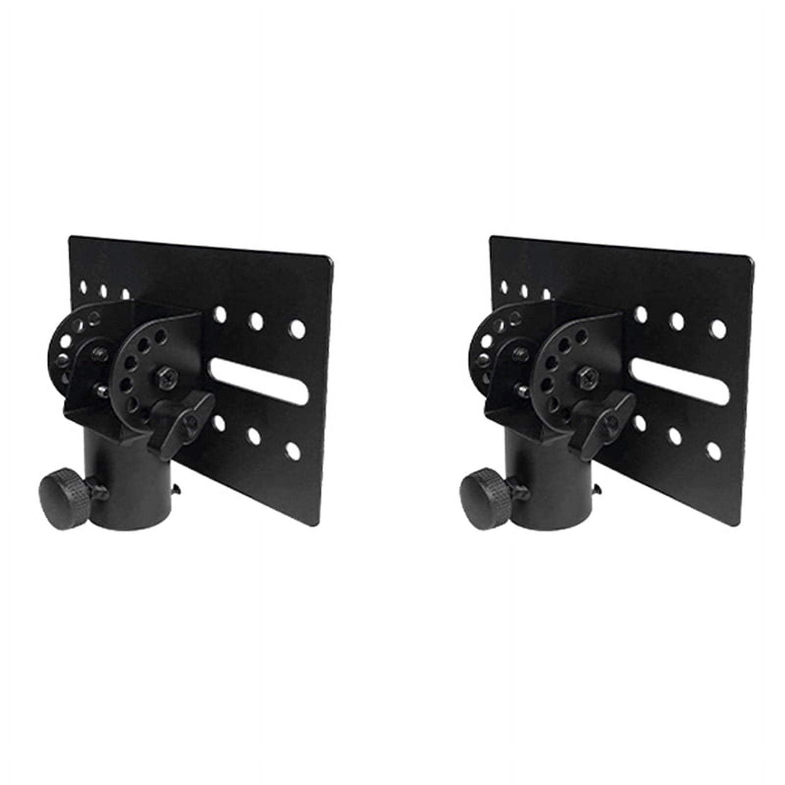 2X Rotatable 35mm Metal Mount Tripod Pole DJ Speaker Stand Adapter Top ...
