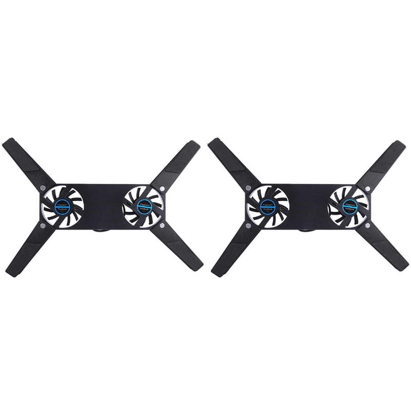 2X Rotatable USB Fan Cooling Pad Notebook Cooler Computer USB Fan Stand ...