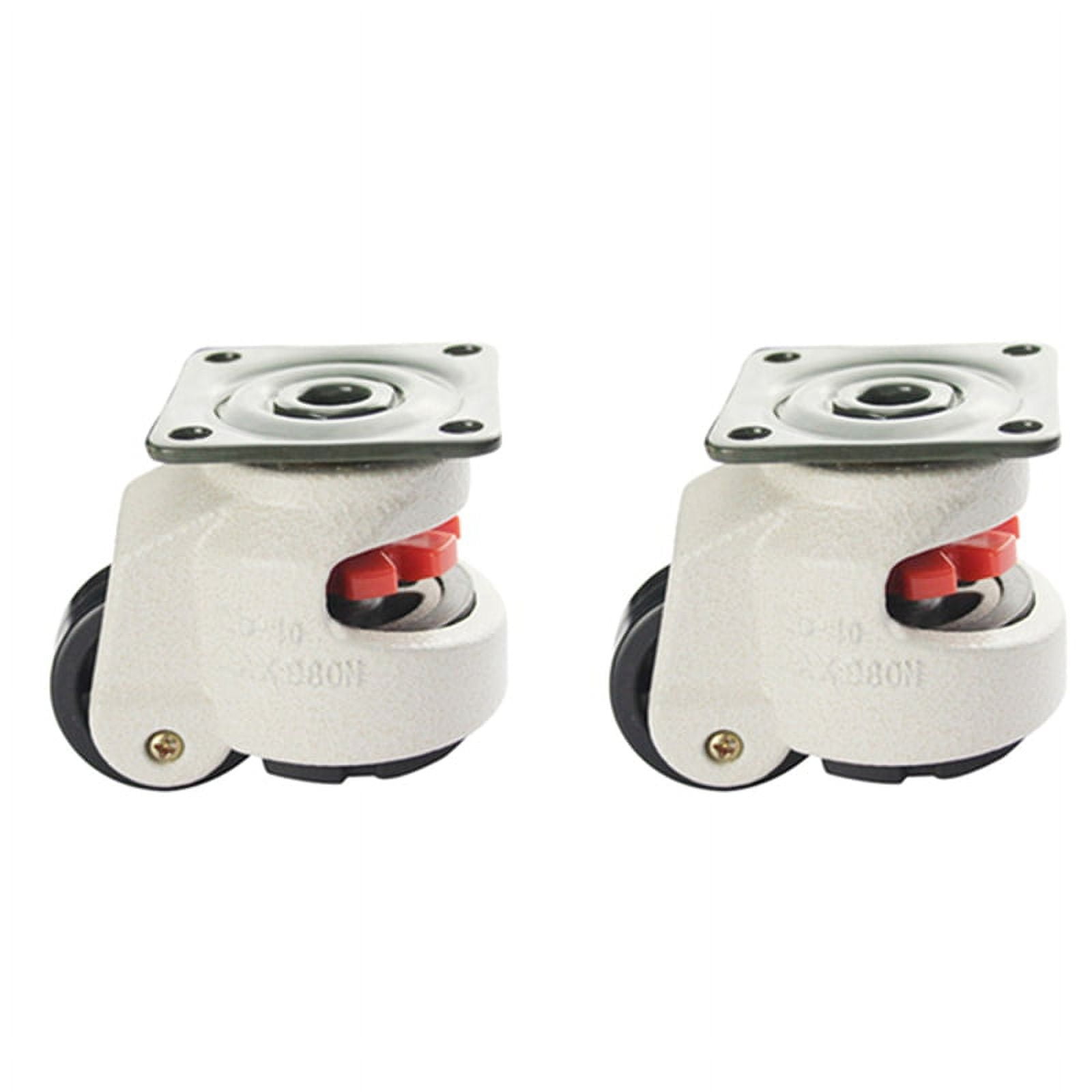 2X Rubber Foot 40F Foot Level Adjustment Equipment Cart Caster 60Kg ...
