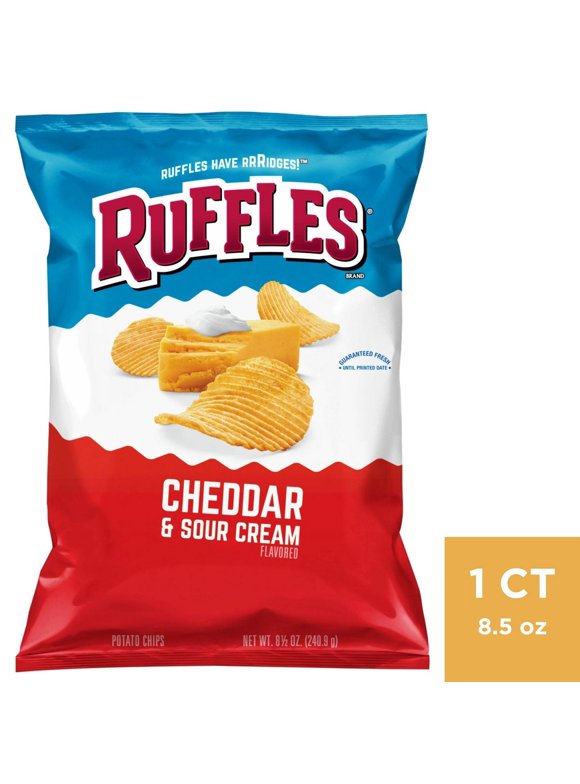 Cheddar and Sour Cream Ruffles in Chips - Walmart.com