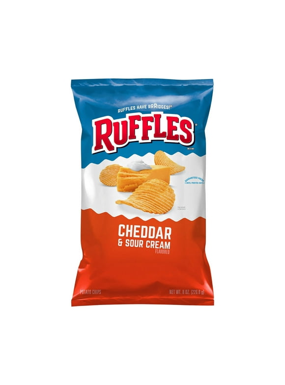 Cheddar and Sour Cream Ruffles in Chips - Walmart.com
