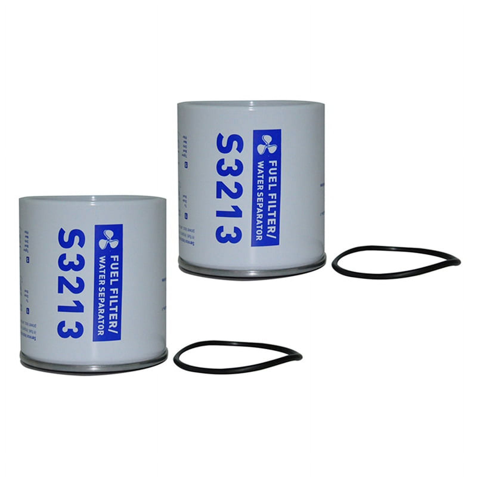 2X S3213 Outboard Marine Fuel Filter Elements Fuel Water Separator ...