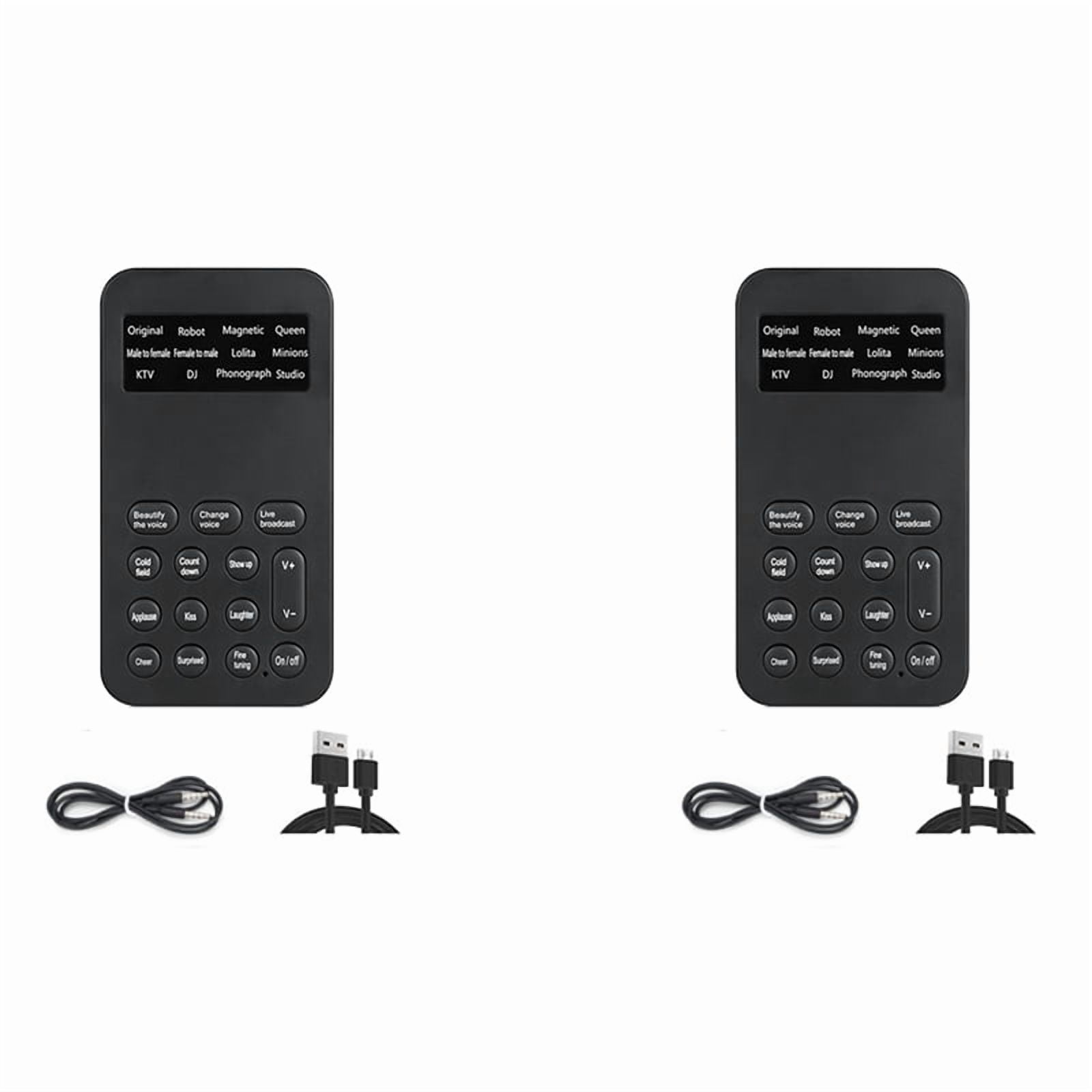 2X S9 Voice Changer 12 Voice Changing Modulator with Adjustable Voice ...