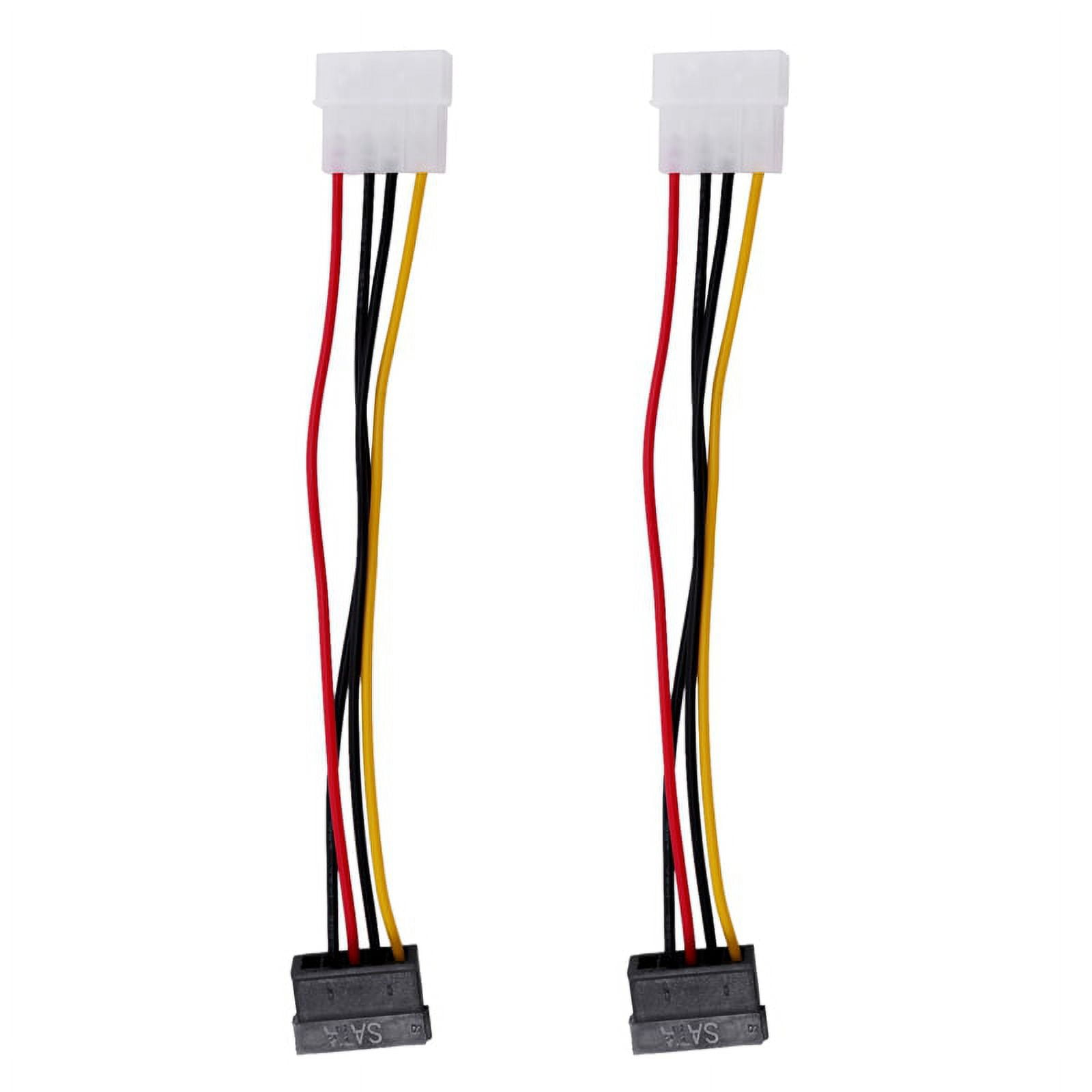 2X Power Female to Molex Male Adapter Converter Cable, 6-Inch - Walmart.com