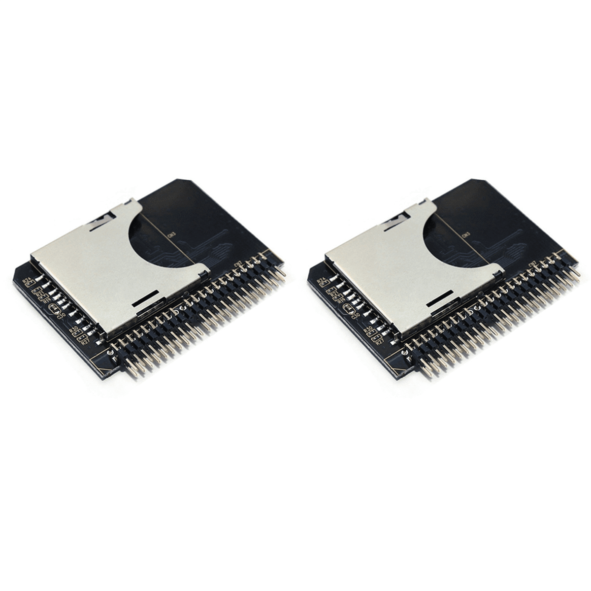 2X SD to 2.5 Inch IDE 44 Pin Converter Card IDE SD Card Adapter SSD ...