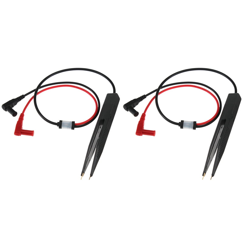 2X SMD SMT Chip Test Clip Multimeter Probe Tweezers for Capacitance ...