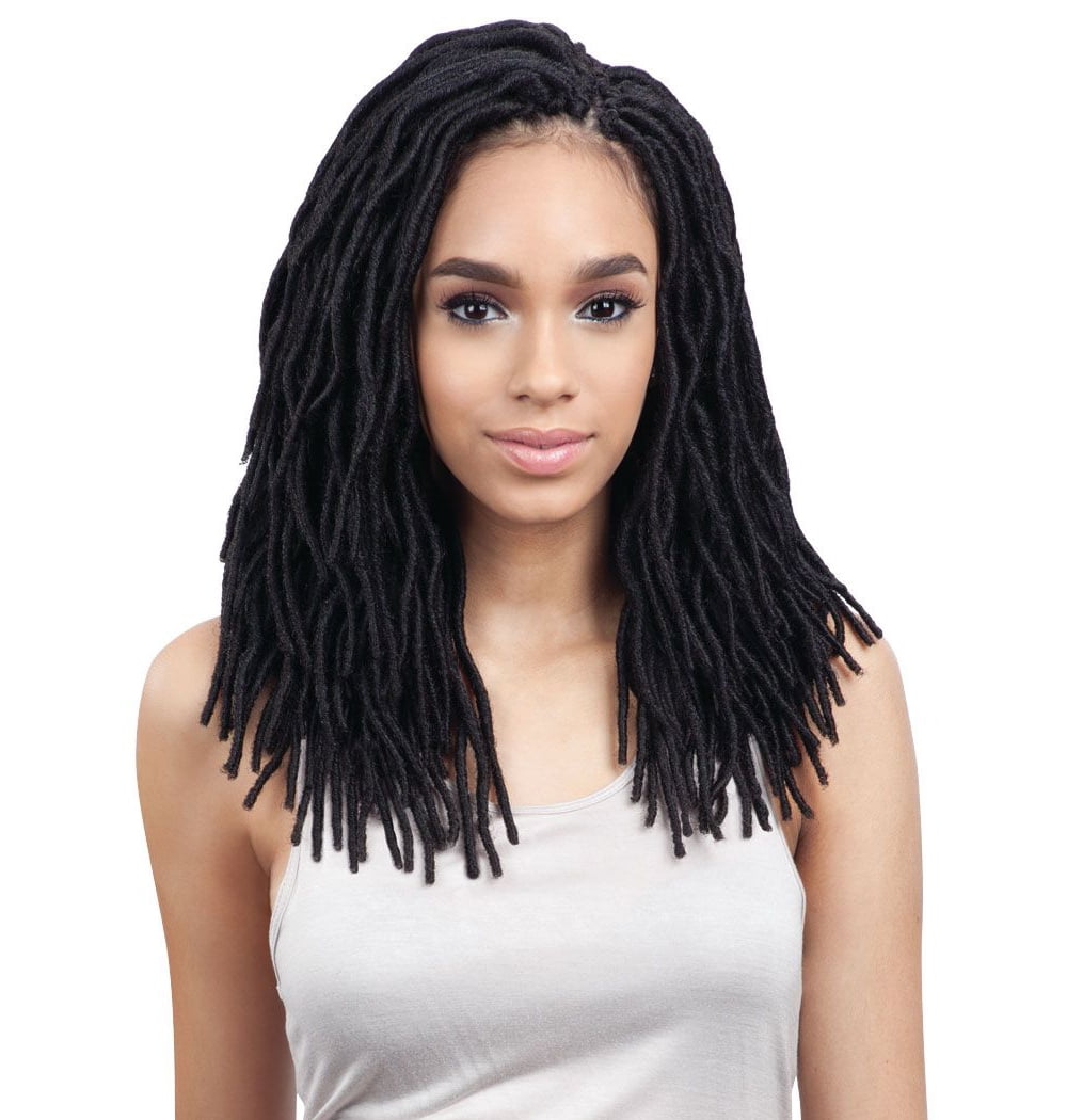 2X SOFT WAVY FAUX LOC 12" - FREETRESS SYNTHETIC CROCHET BRAID DREAD ...