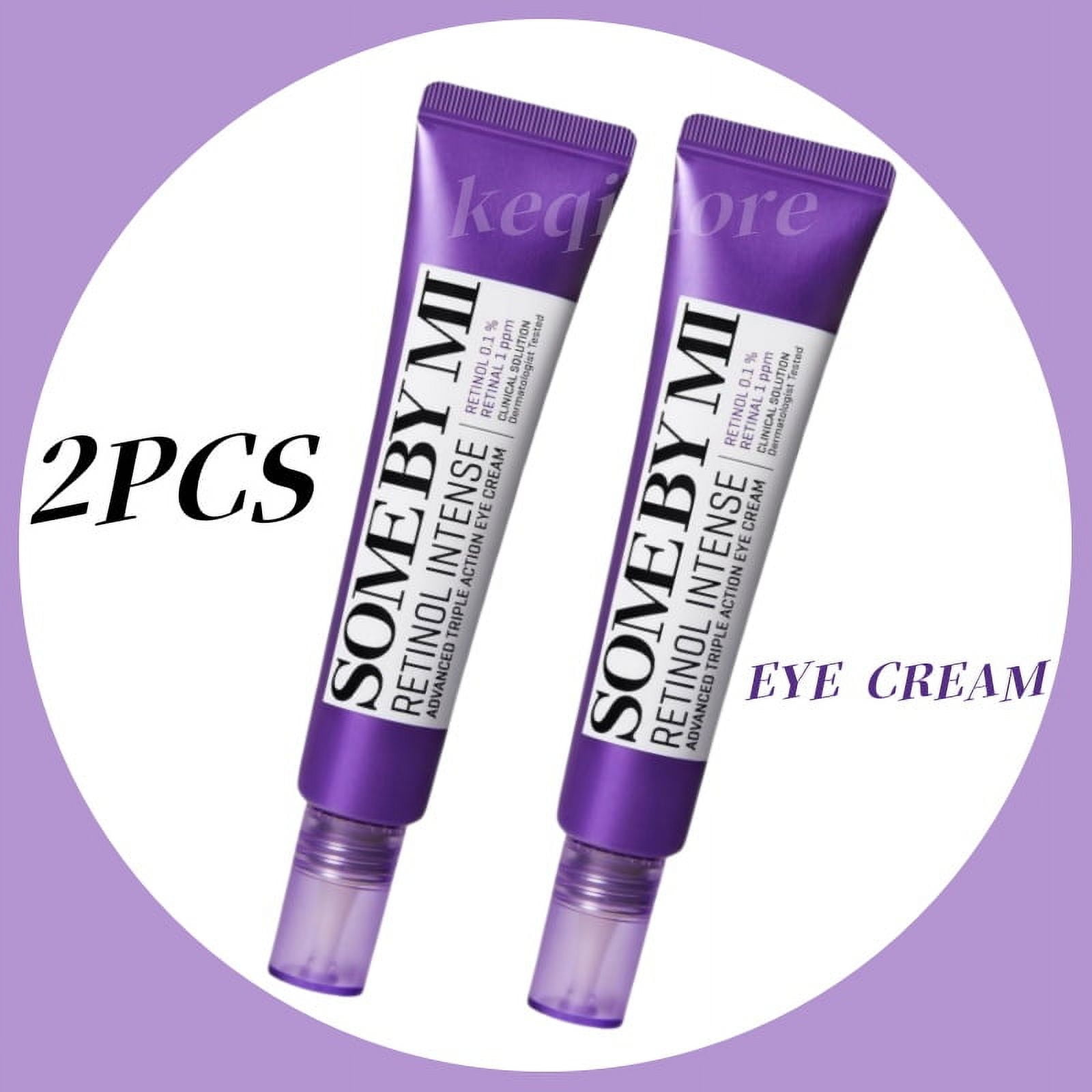 2X [SOME BY MI] Retinol Intense Advanced Triple Action Eye Cream 30ml Fine Lines and Dark ...