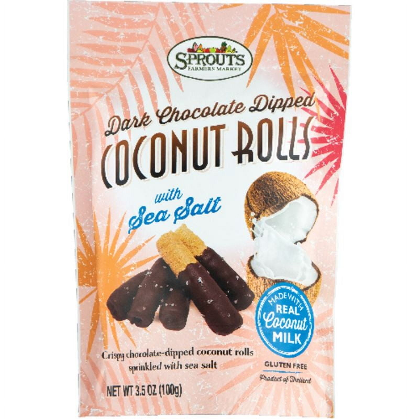 2X - SPT Dark Chocolate Dipped Coconut Rolls 3.5 oz - Walmart.com