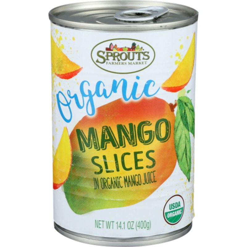 2X - SPT Organic Mango Slices 14.1 oz can - Walmart.com