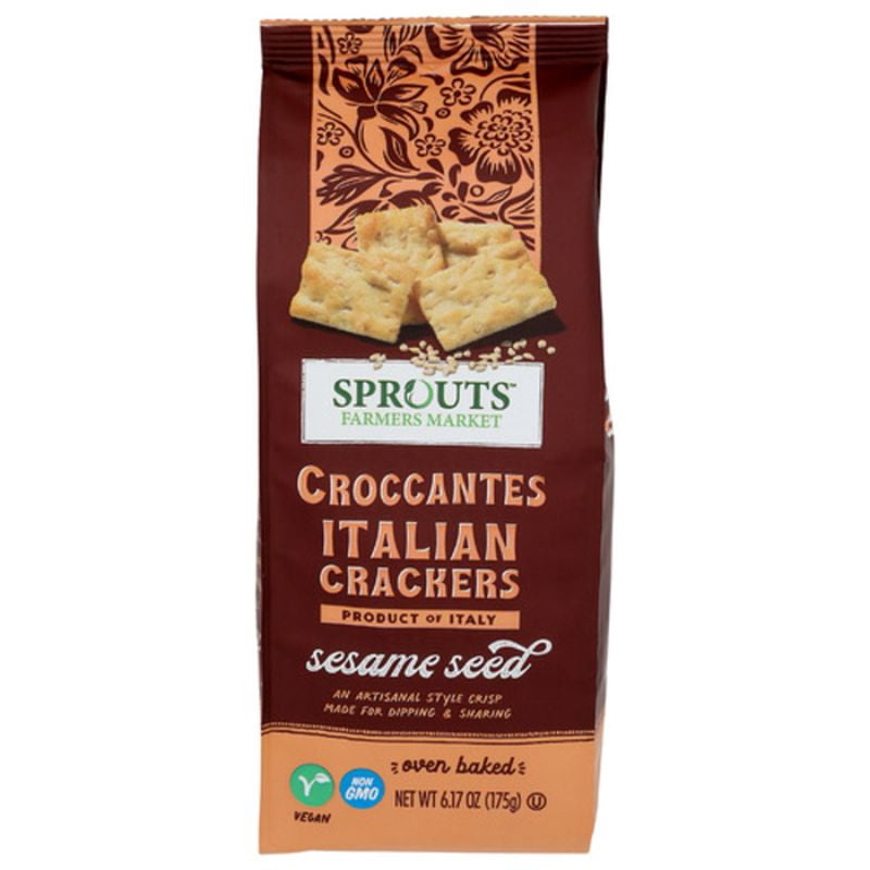 2X - SPT Sesame Seed Croccantes Italian Crackers 6.17 oz - Walmart.com