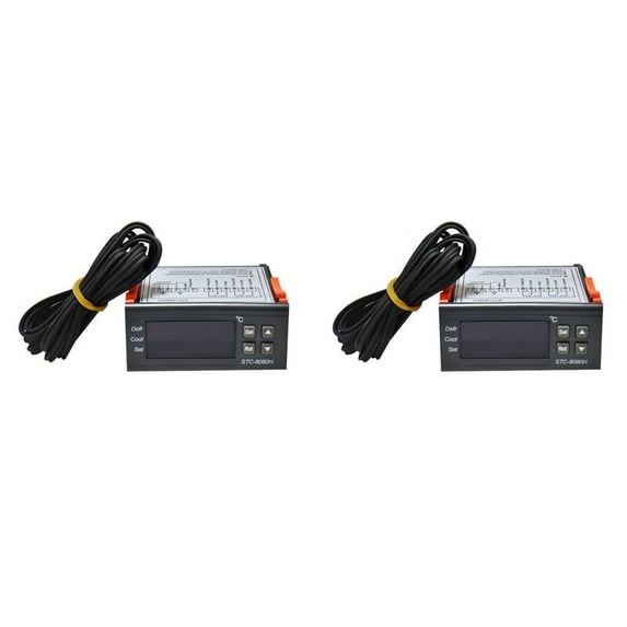 2X -8080H Temperature Controller Refrigerator Thermostat Digital ...