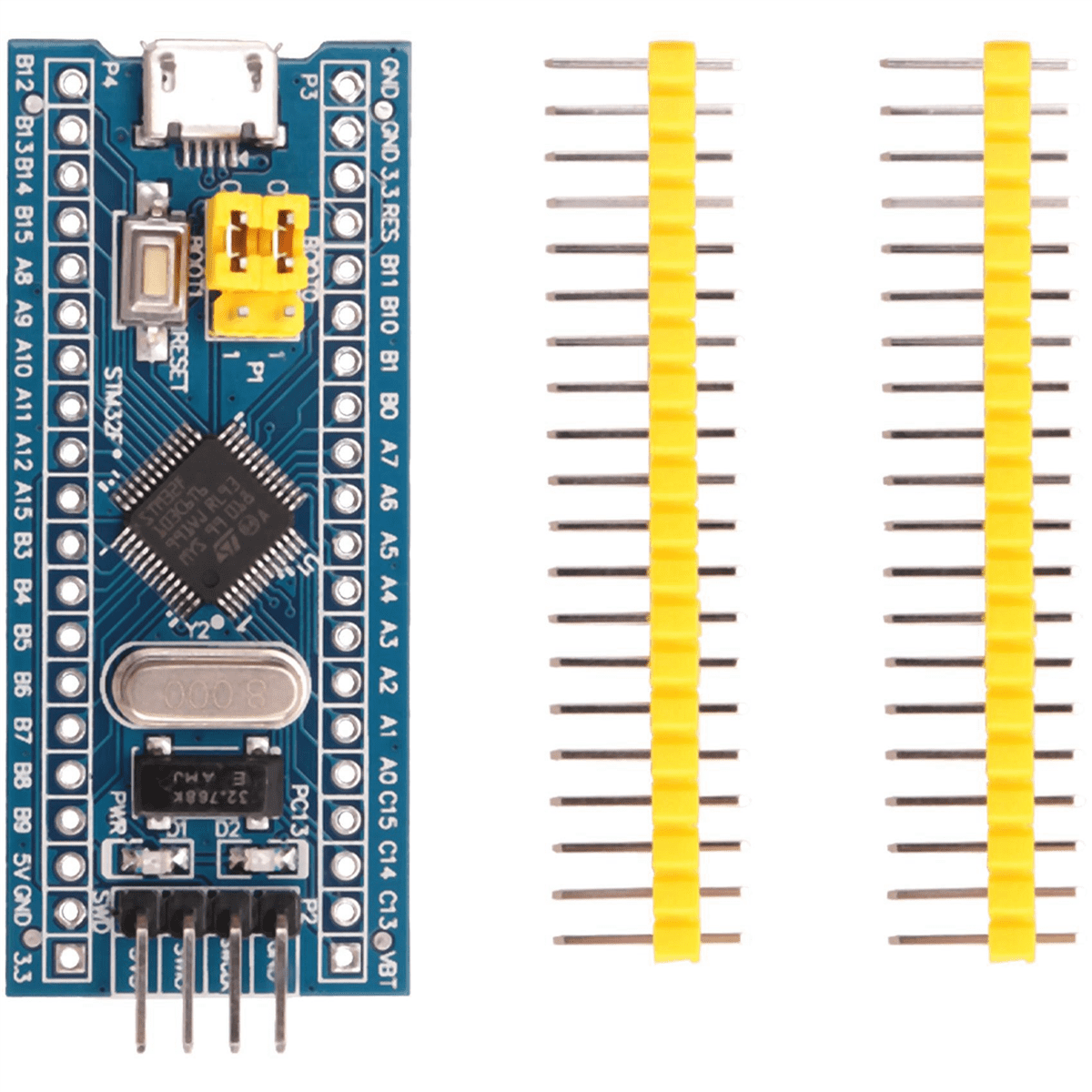 2X STM32F103C6T6 Module ARM STM32 Minimum System Development Board for ...