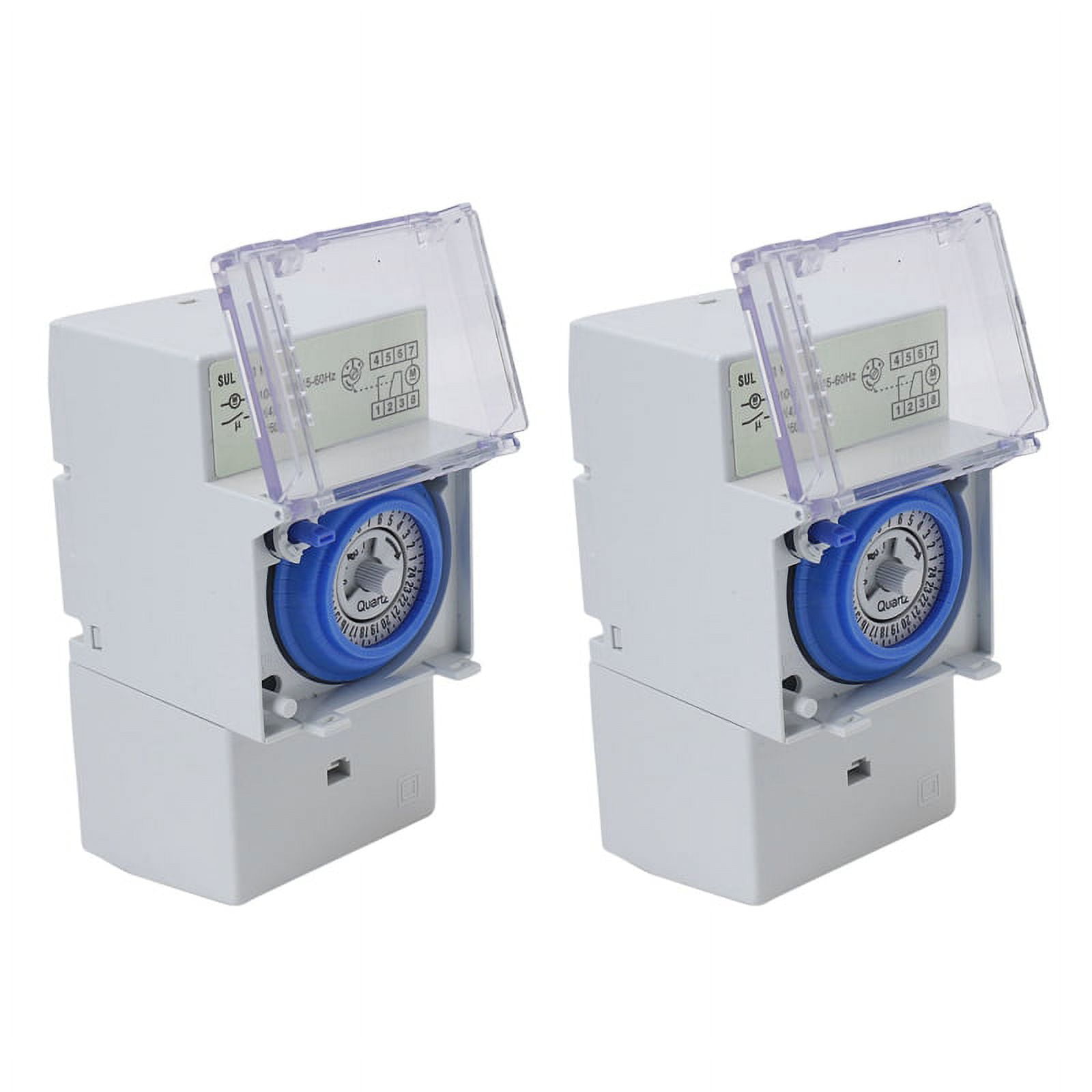 2X SUL181H Mechanical 24 hours Time Switch Relay Electrical ...