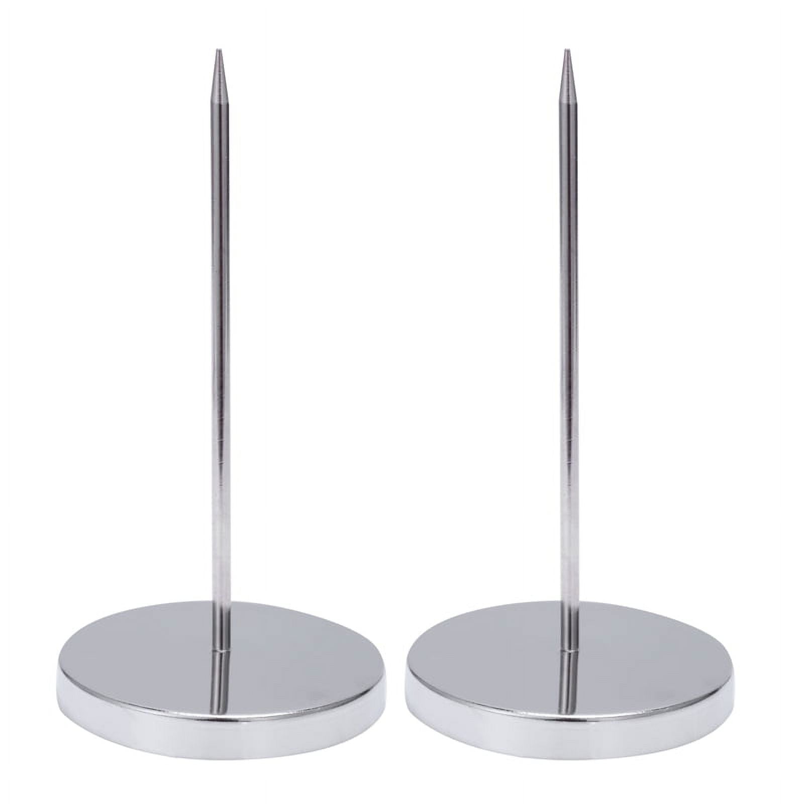 2X Safe Memo Holder Spike Stick for Bill Receipt Note Paper Order ...