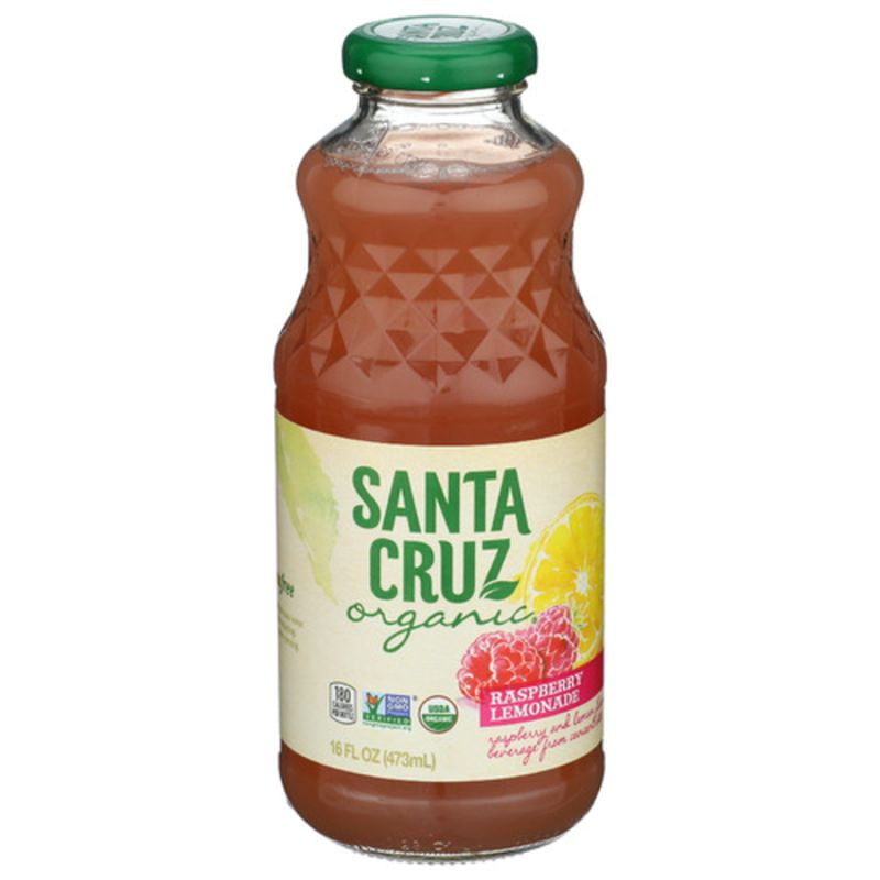 2X - Santa Cruz Organic Raspberry Lemonade 16 fl oz - Walmart.com