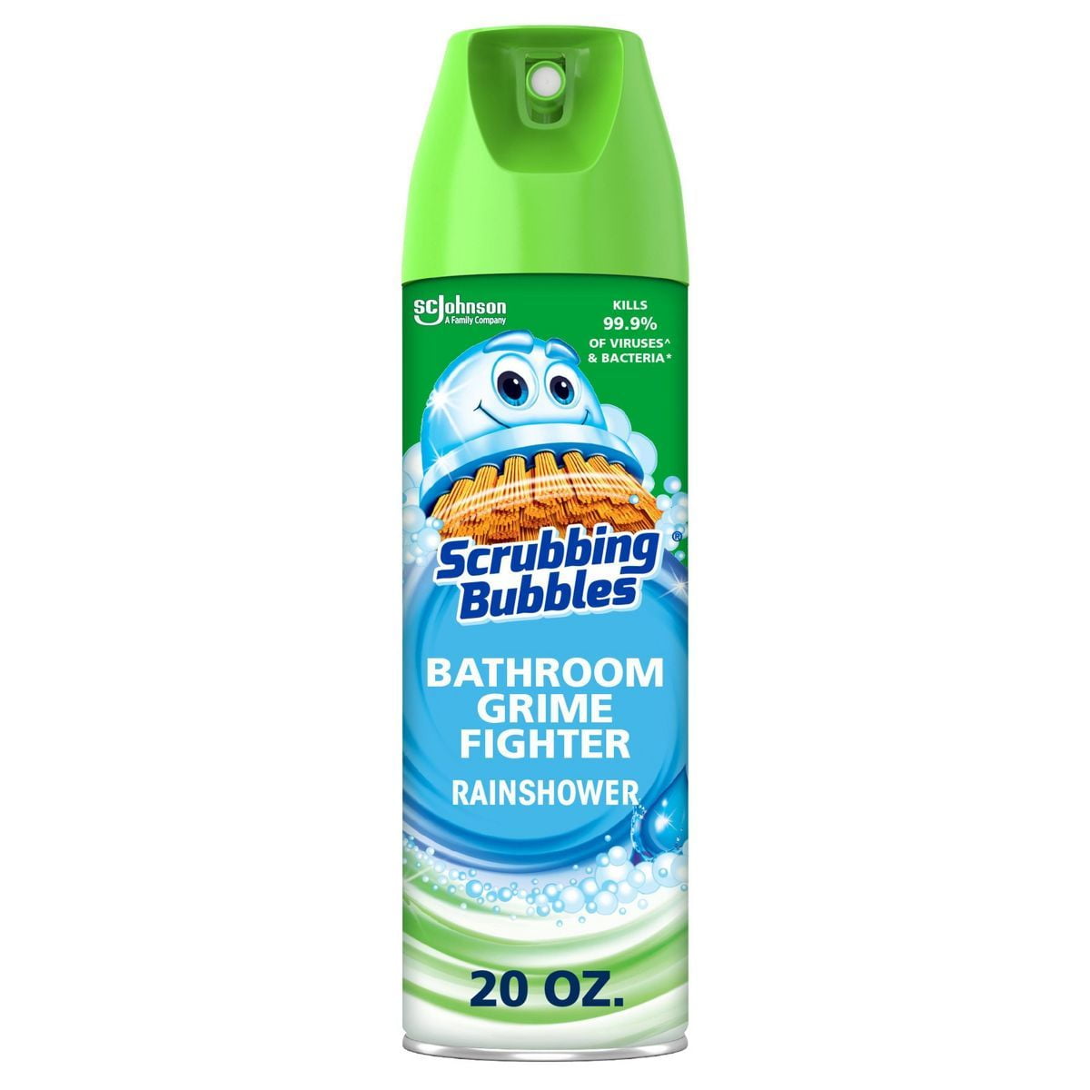 2X - Scrubbing Bubbles Rainshower Scent Bathroom Grime Fighter ...
