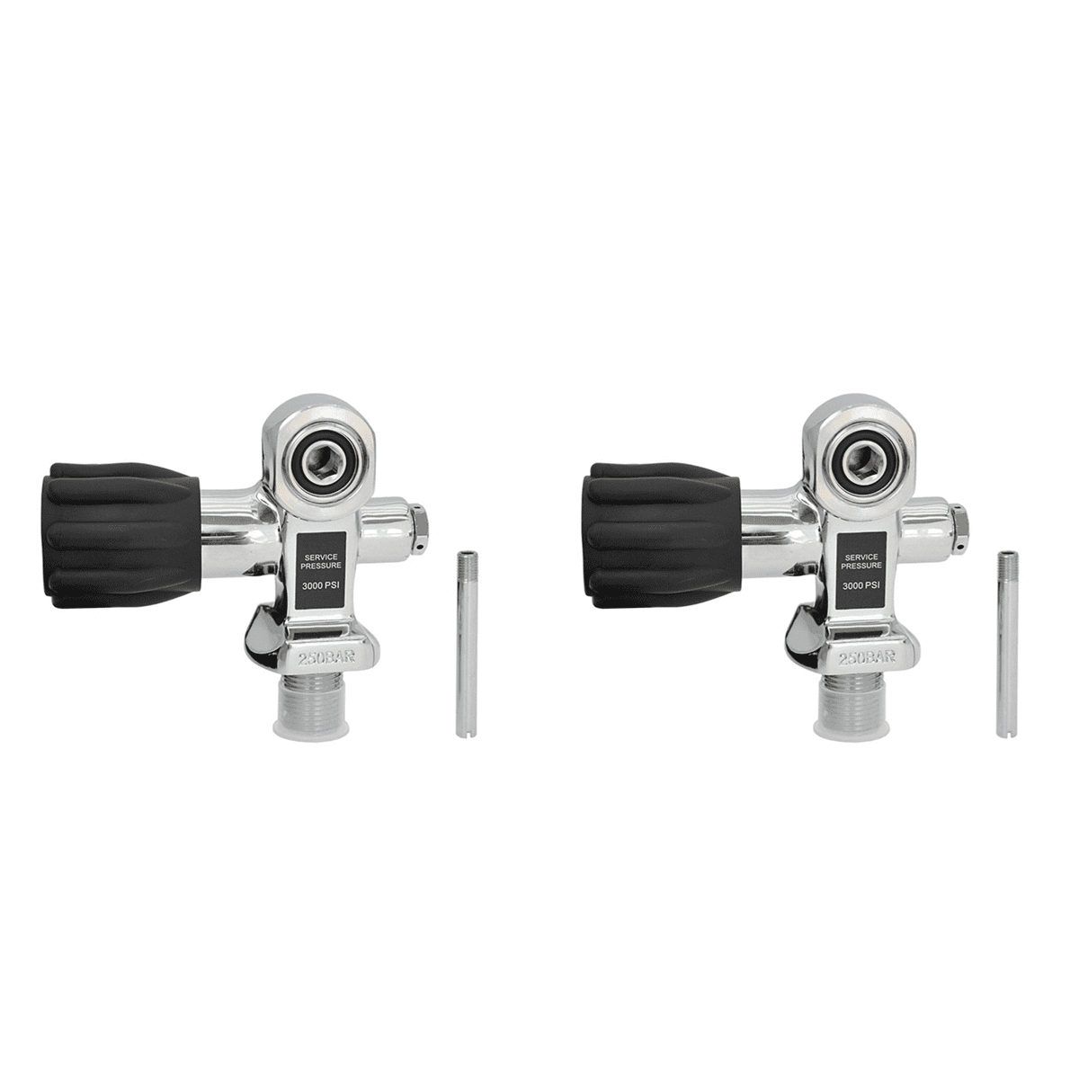 2X Scuba Diving Oxygen Bottle Head Valve Cylinder High Pressure Bottles ...