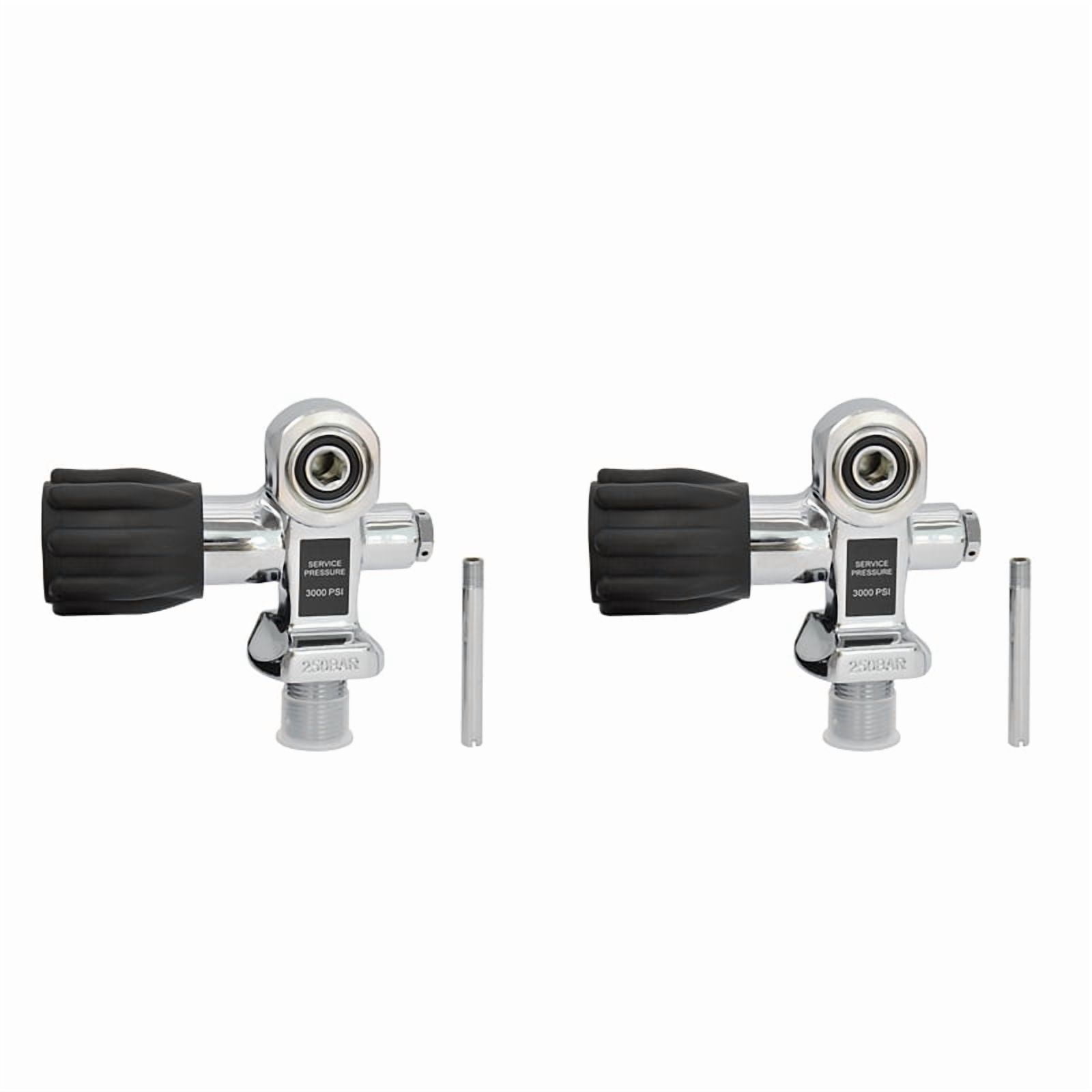 2X Scuba Diving Oxygen Bottle Head Valve Cylinder High Pressure Bottles ...