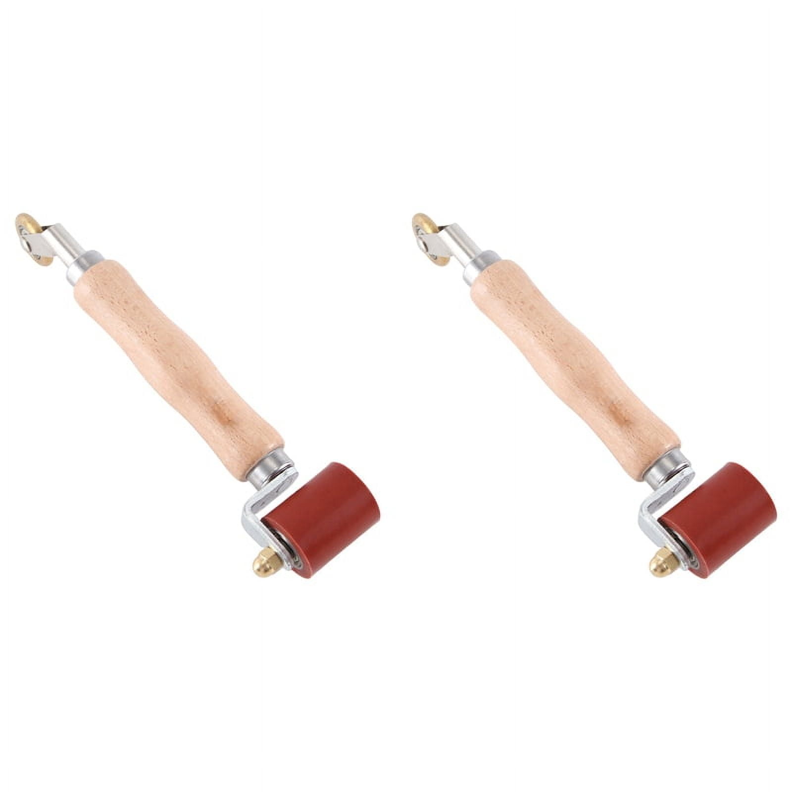 2X Seam Roller, 40mm Silicone Seam Roller with 6mm Brass Detail Penny ...