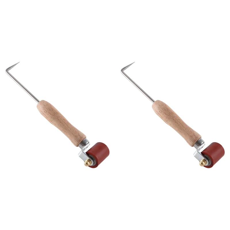 2X Seam Roller, 40mm Silicone Seam Roller with 6mm Brass Detail Penny ...