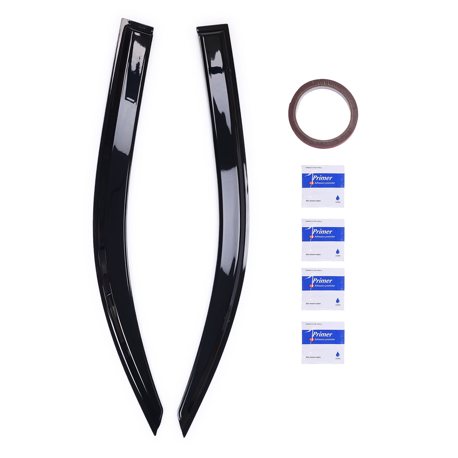 2X Side Window Deflectors Front Rain Guards for Ford Transit 2014-2026 ...