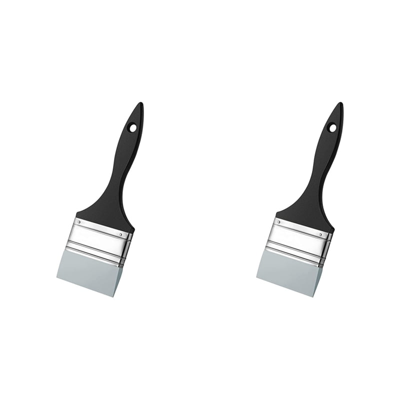 2X Silicone Color Shaper Brush Wide Firm Flat Paint Flexible Acrylic ...