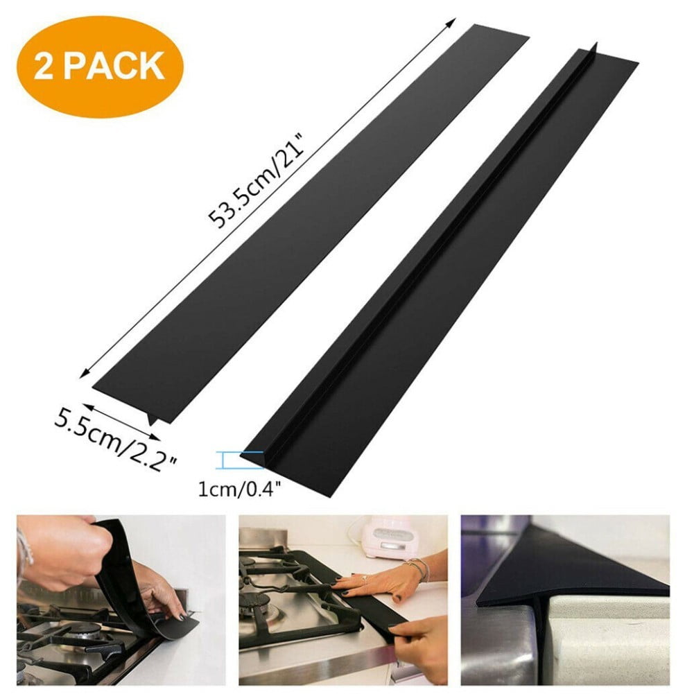 2X Silicone Kitchen Seals Gap Filler Stove Counter Gap Cover for Cooker ...