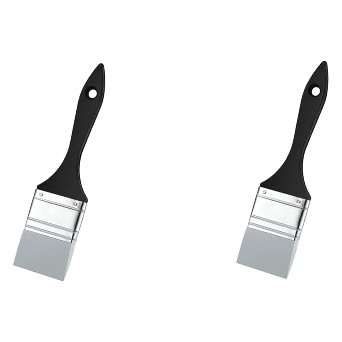 2X Silicone Shaper Brush Wide Firm Flat Silicone Paint Brush Flexible ...