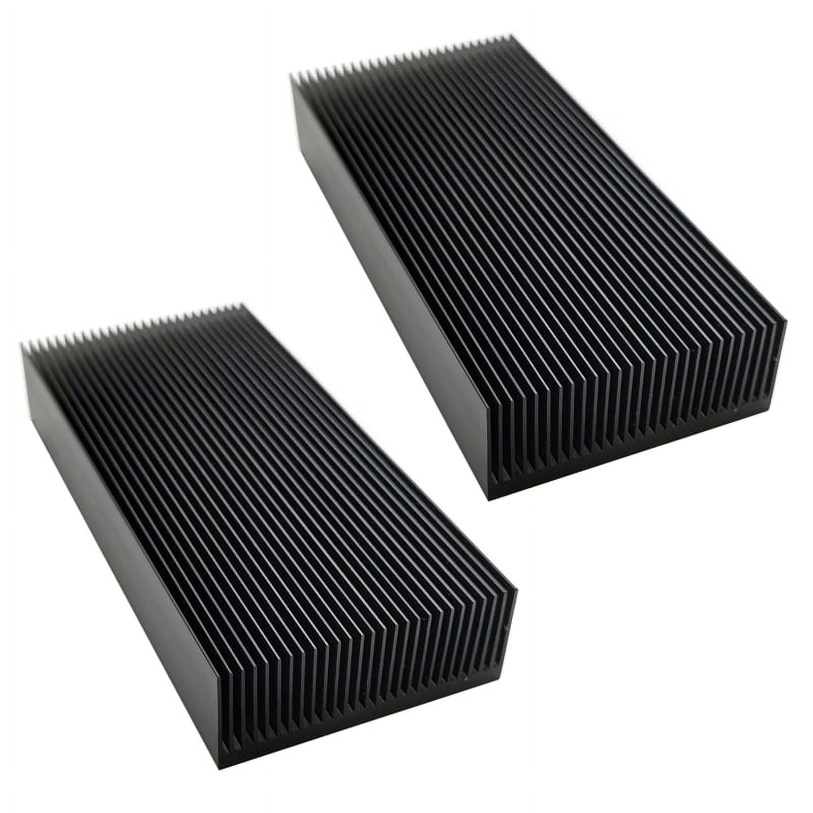 2X Silver Aluminium Radiating Fin Cooling Heatsink 80X27X150MM for LED ...