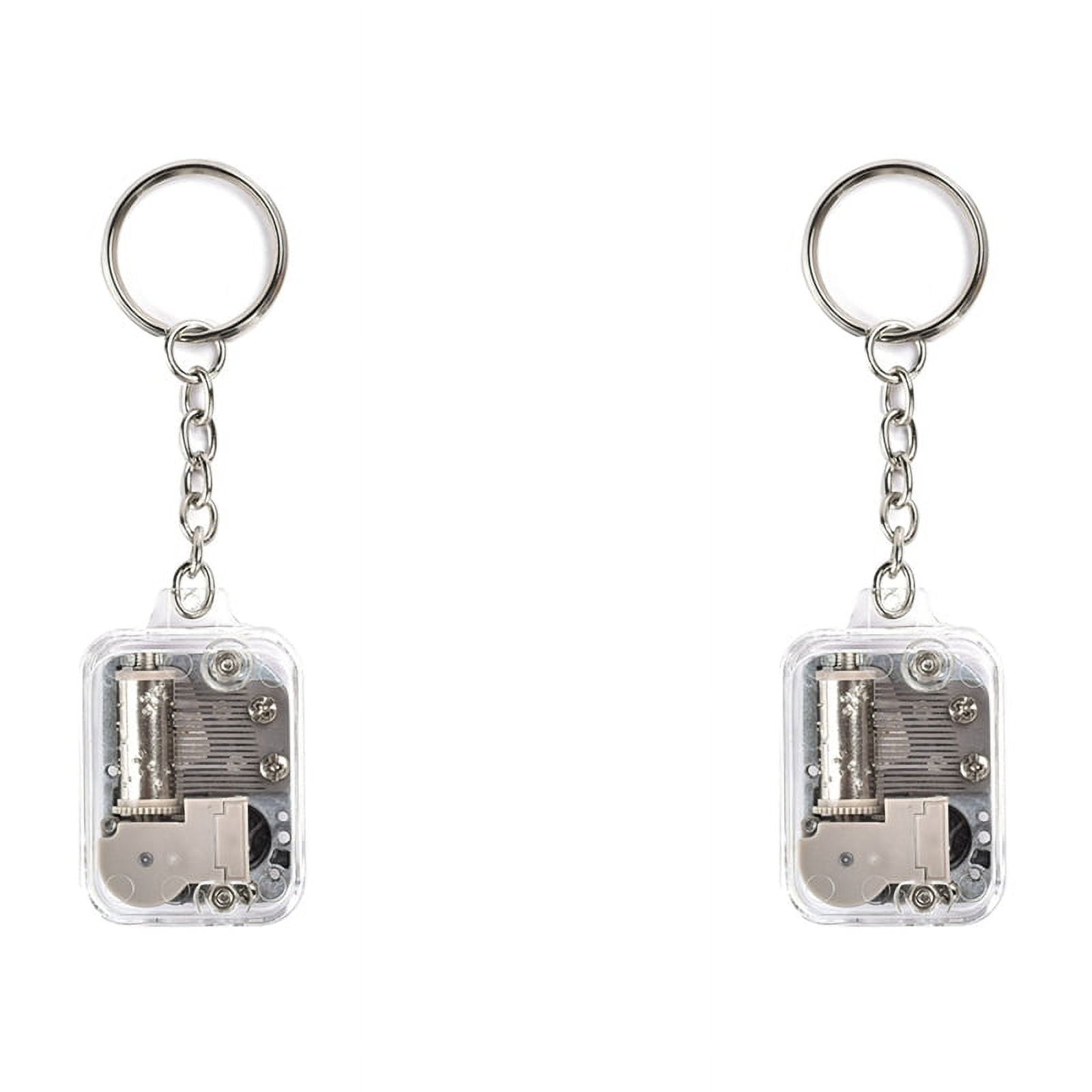 2X Silver Music Box DIY Play Set 18Tones Mechanical Metal Music Boxes ...